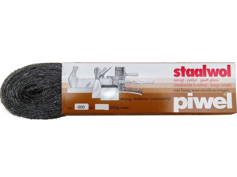 Staalwol Piwel 000 200gr - Bielen Produkten