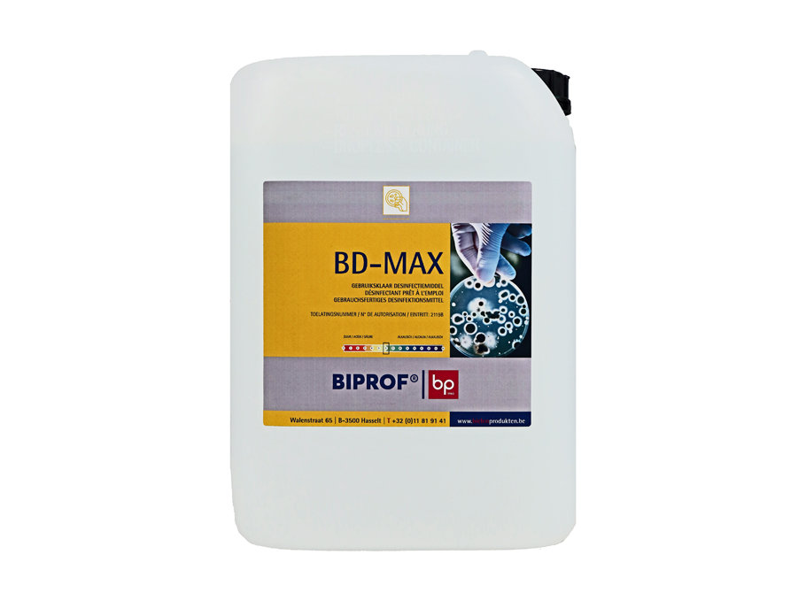 BD-Max desinfectiemiddel gebruiksklaar 10l - BE-REG-01100 - Bielen ...